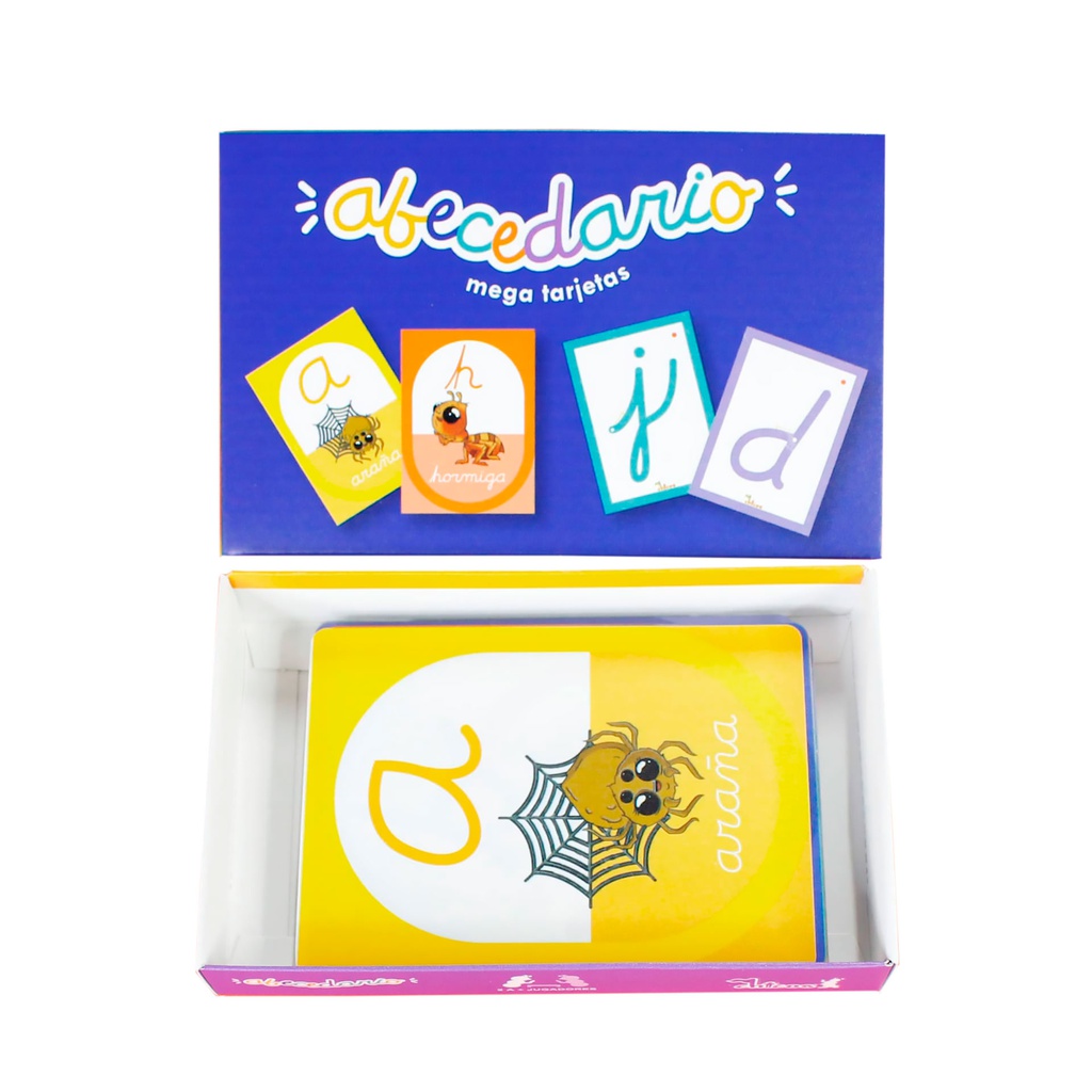 ABECEDARIO MEGA TARJETAS 28 PCS. CARTA | Chicos